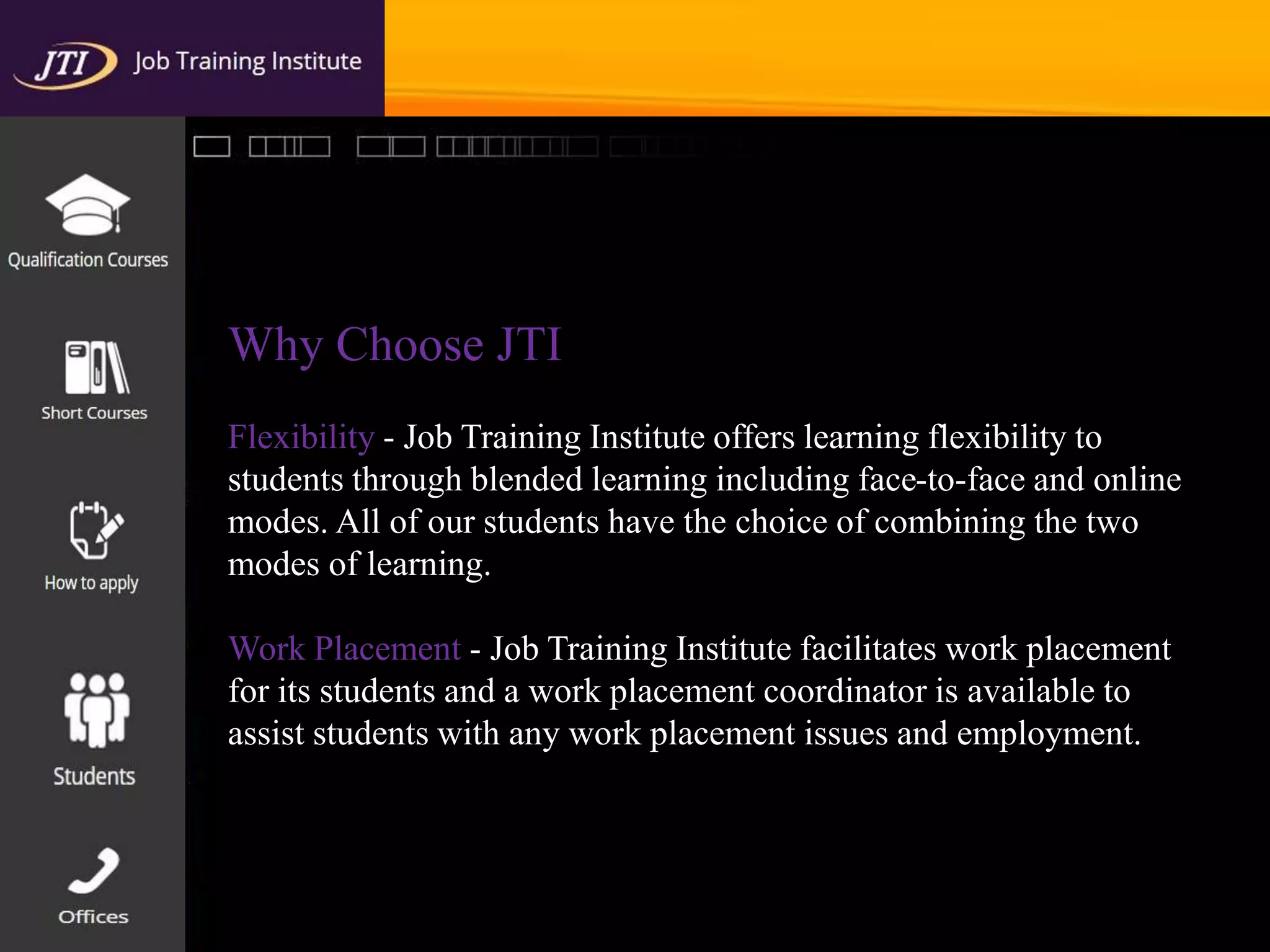 Job Training Institute Australia | PPT
