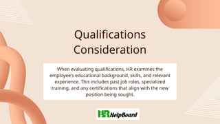 Job Transfer Definition, Job Transfer in HRM | PPTX