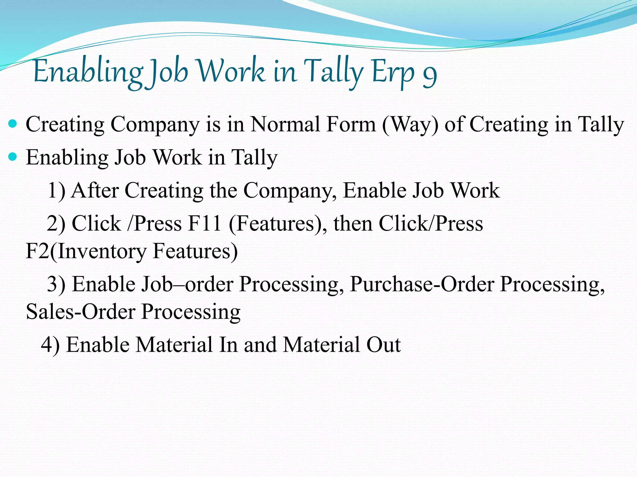 Job work Part 1 | PPTX