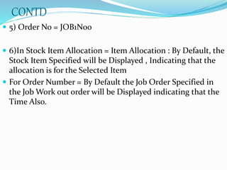 Job work Part 1 | PPT