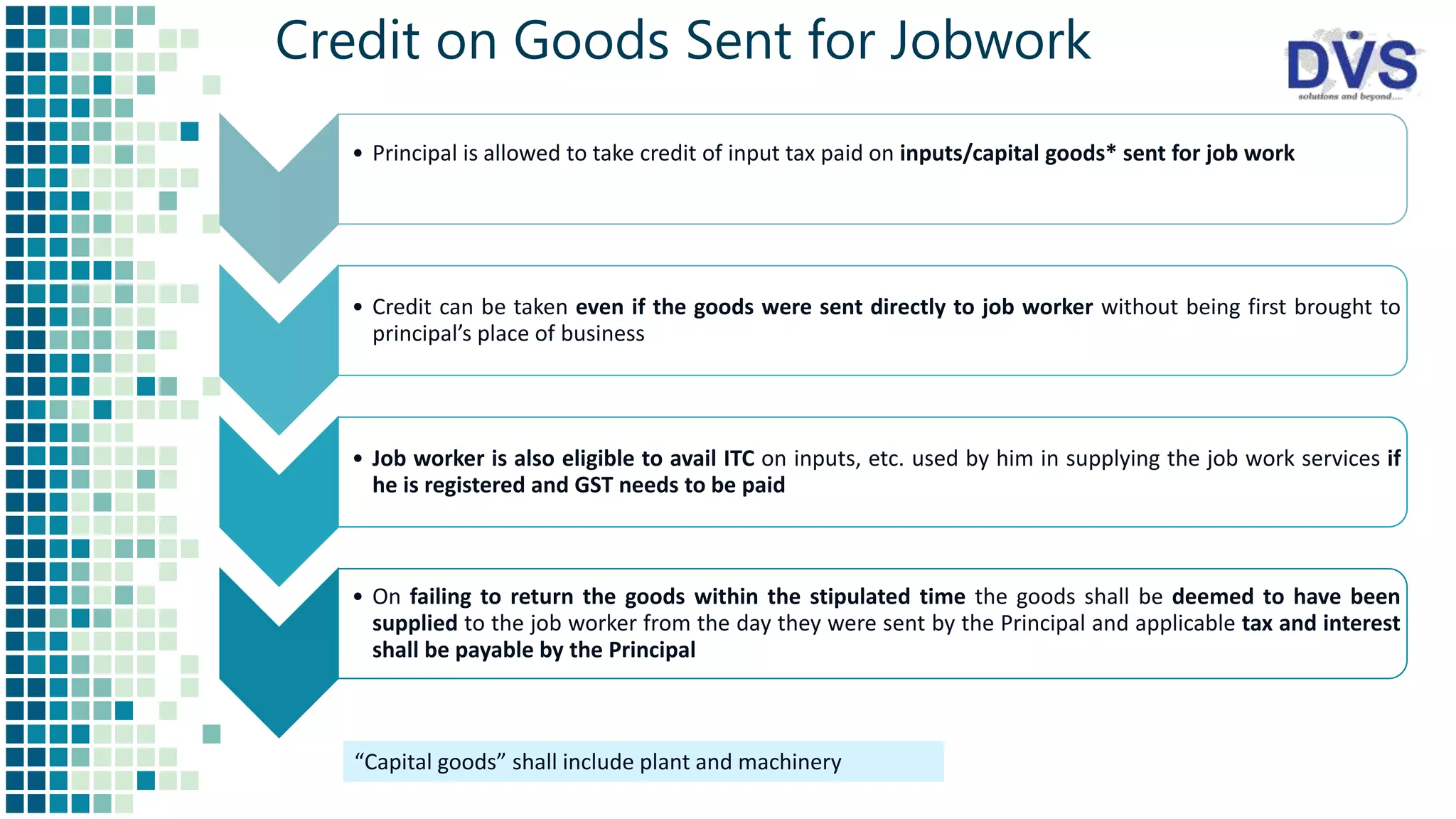 Job Work under GST | PPTX