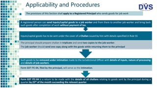 Job Work under GST | PPTX