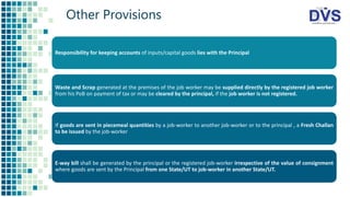 Job Work under GST | PPTX