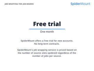 Job wrapping for job boards - White paper by SpiderMount | PDF