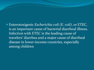 Enterotoxigenic E.coli