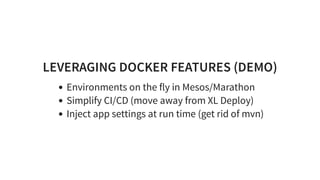 Killing technical debt and reducing costs with Docker | PPT