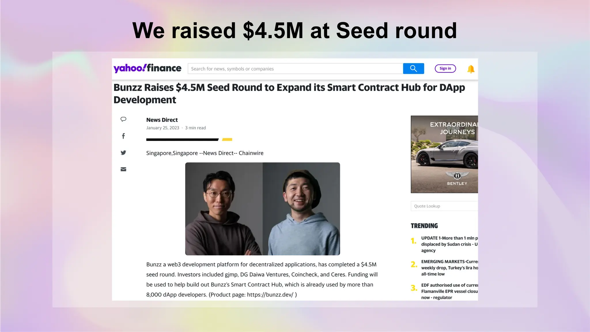 Introduction to the Bunzz Ecosystem(JOC) | PPT