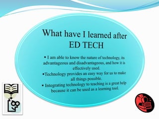 Jocel mae sari.beed iii-cportfolioin edtech2. | PPT
