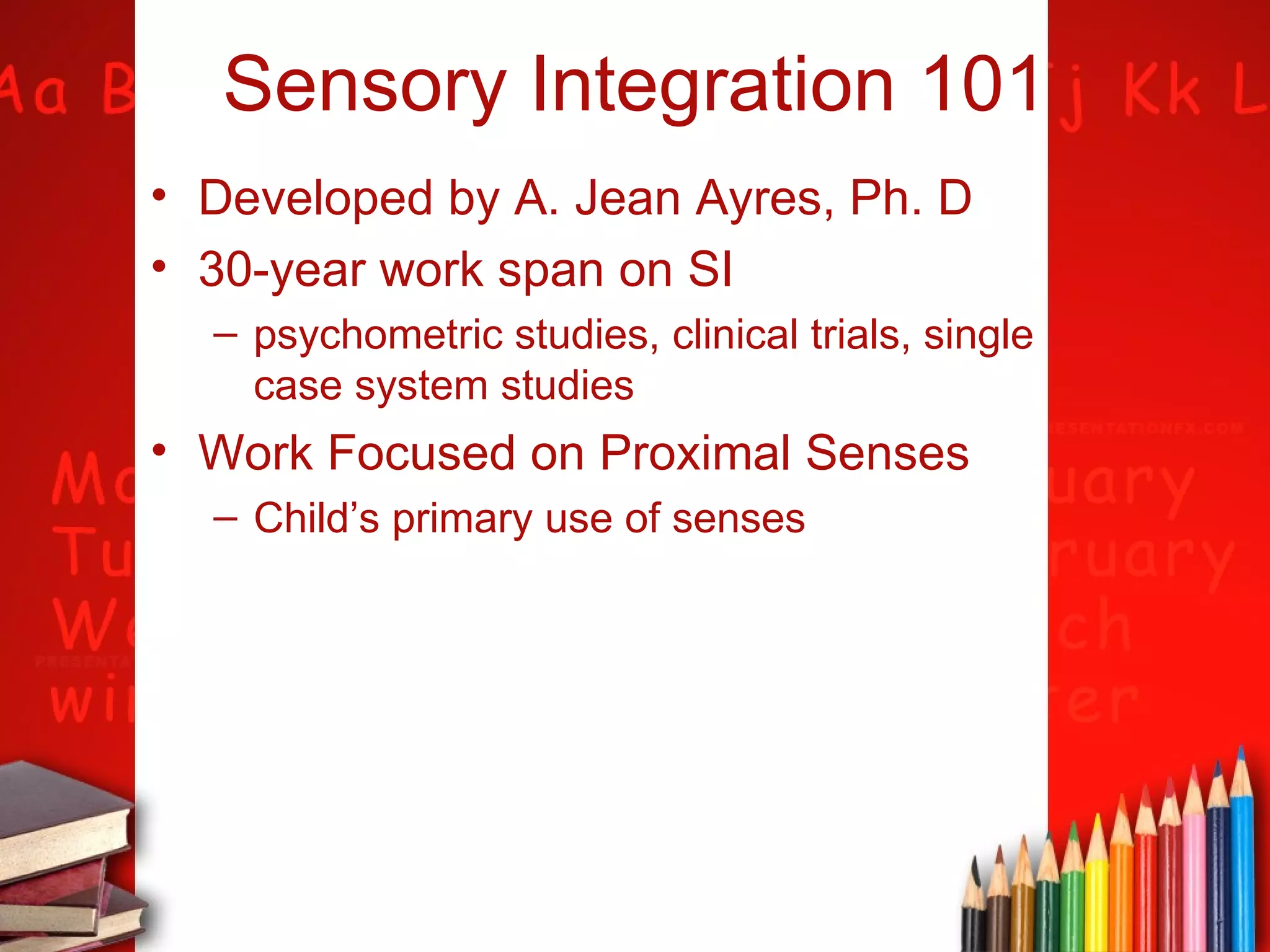 sensory integration presentation | PPT