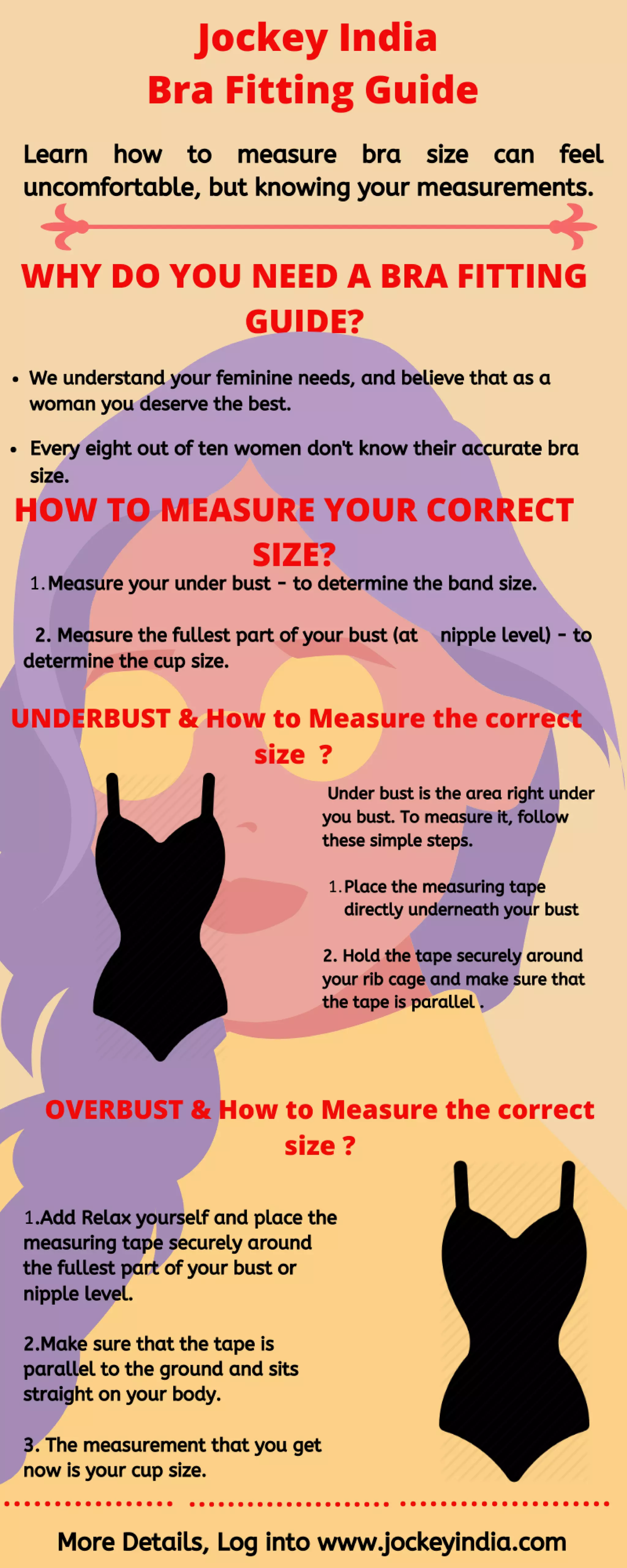 Jockey India Bra Fitting Guide | PDF