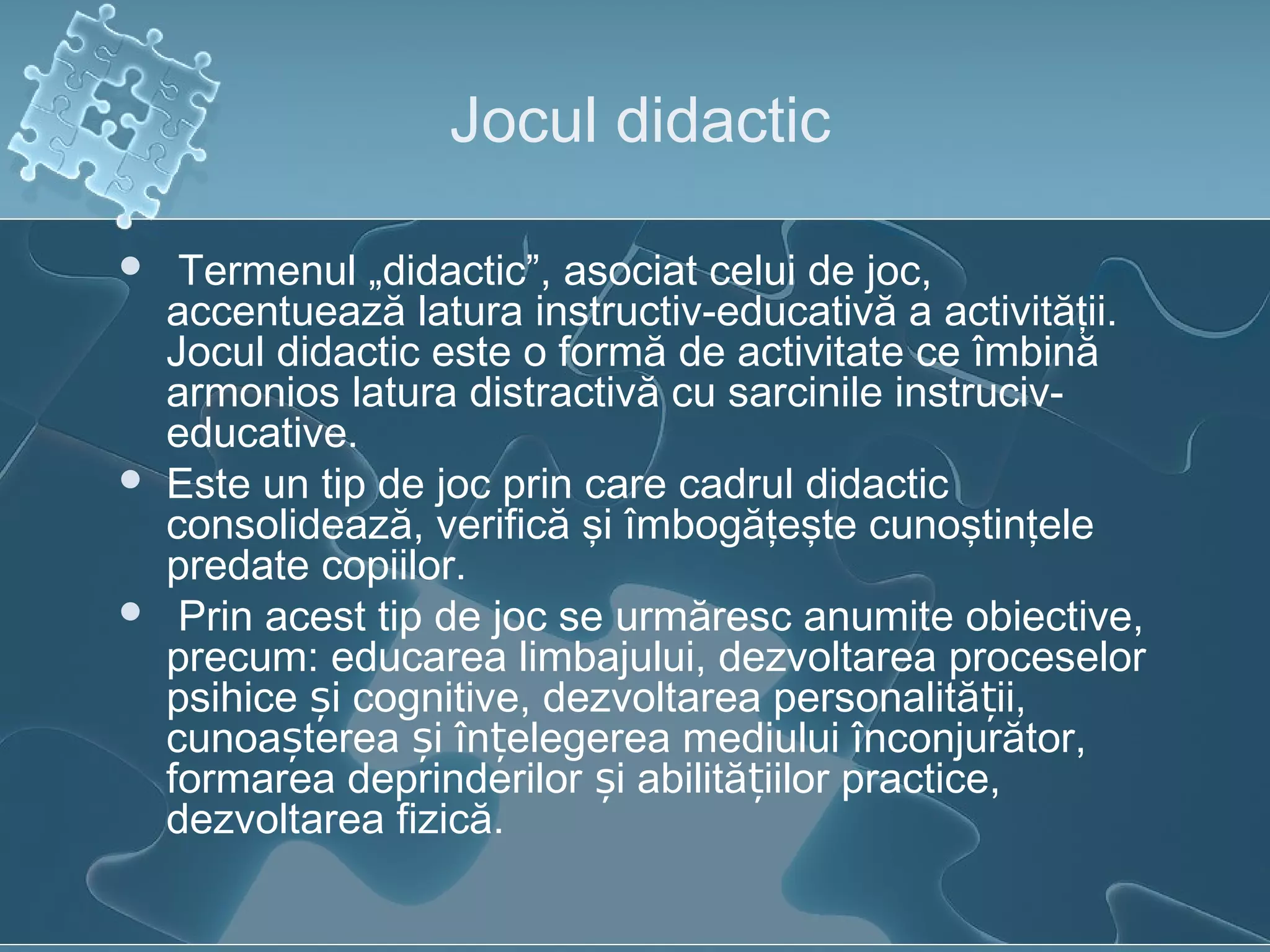 Jocul logico matematic | PPT