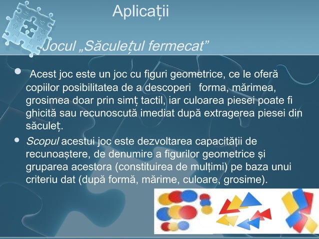 Jocul logico matematic | PPT