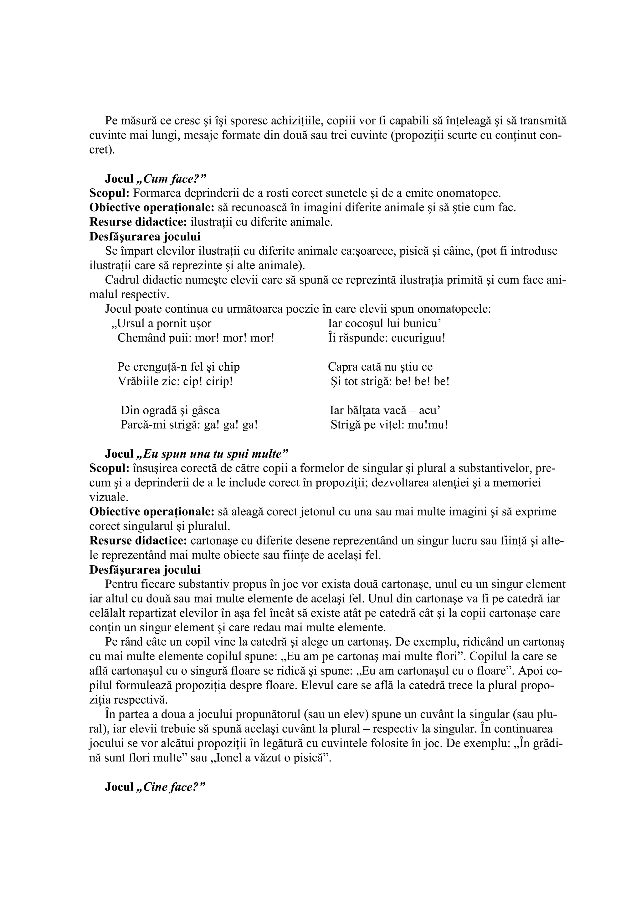 Jocuri didactice | PDF