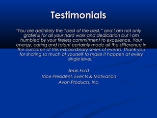 Jodi b katzman testimonials 2014revised jk | PPT