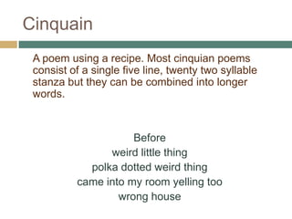 Jodie powerpoint for poems | PPTX