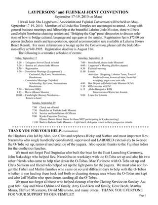 Jodo Mission of Hawaii Bulletin - September 2010 | PDF