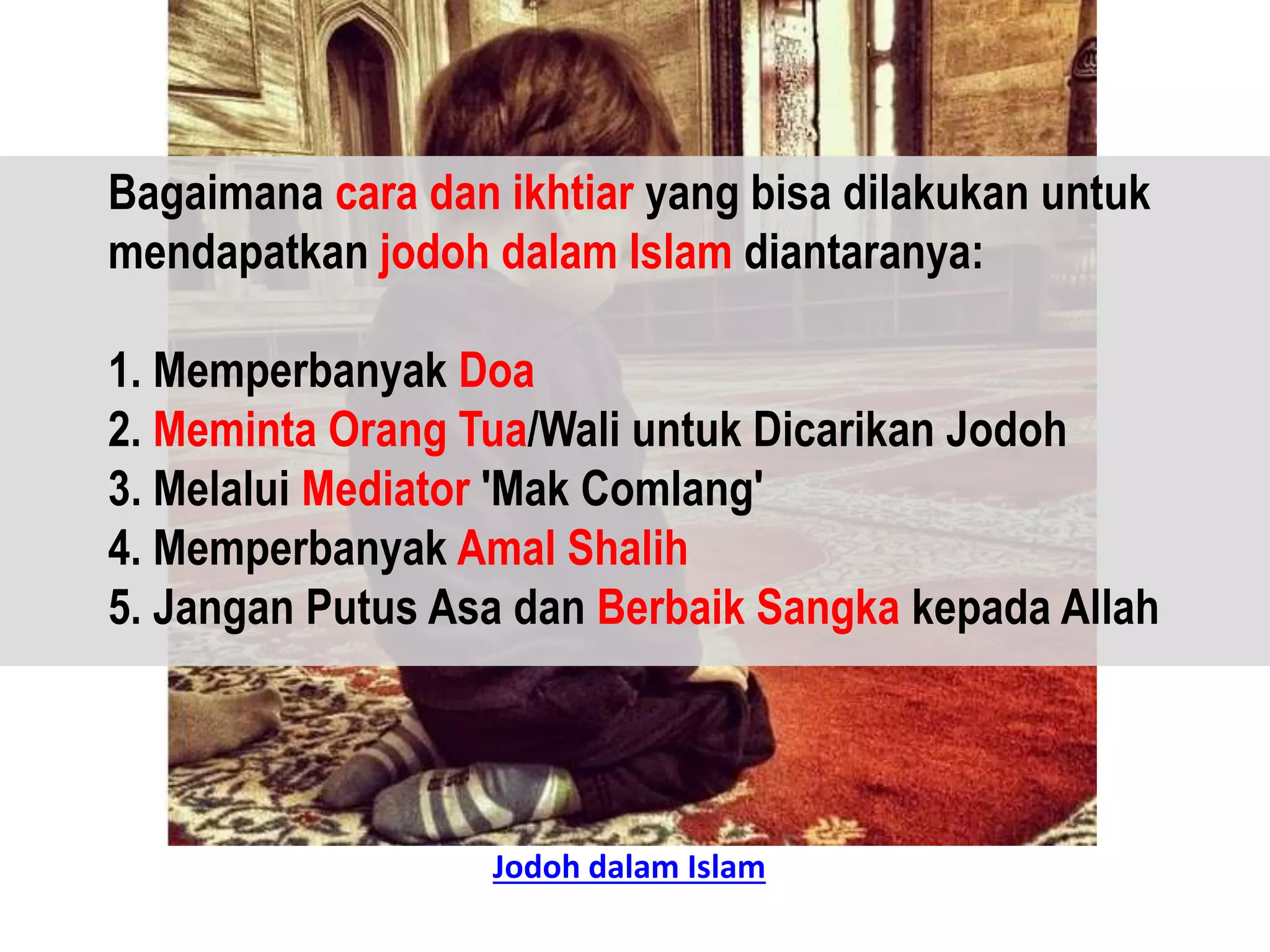 Jodoh dalam Pandangan Islam | PPTX
