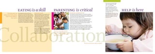 Brochure: Childhood Feeding Collaborative | PDF | Daycare and Pre ...
