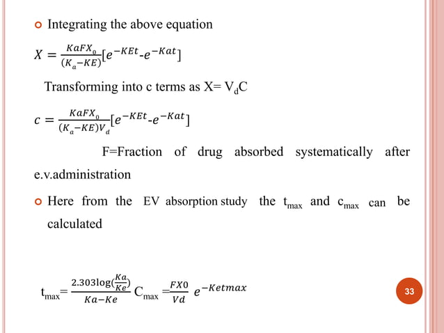 Compartment Modelling | PPTX | Chemistry | Science