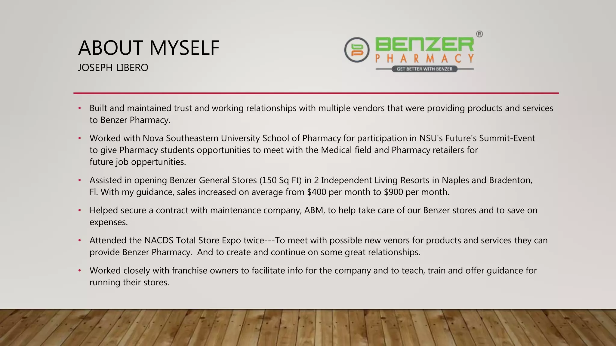 Joseph Libero--About Myself | PPTX | Business Administration | Business