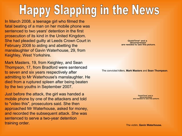 Joe And Roxanne Happy Slapping Presentation | PPT