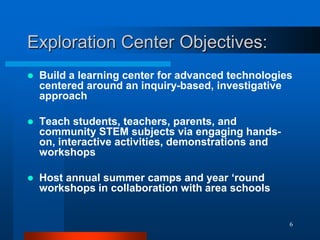 South Bay Earth & Space Exploration Center | PPT