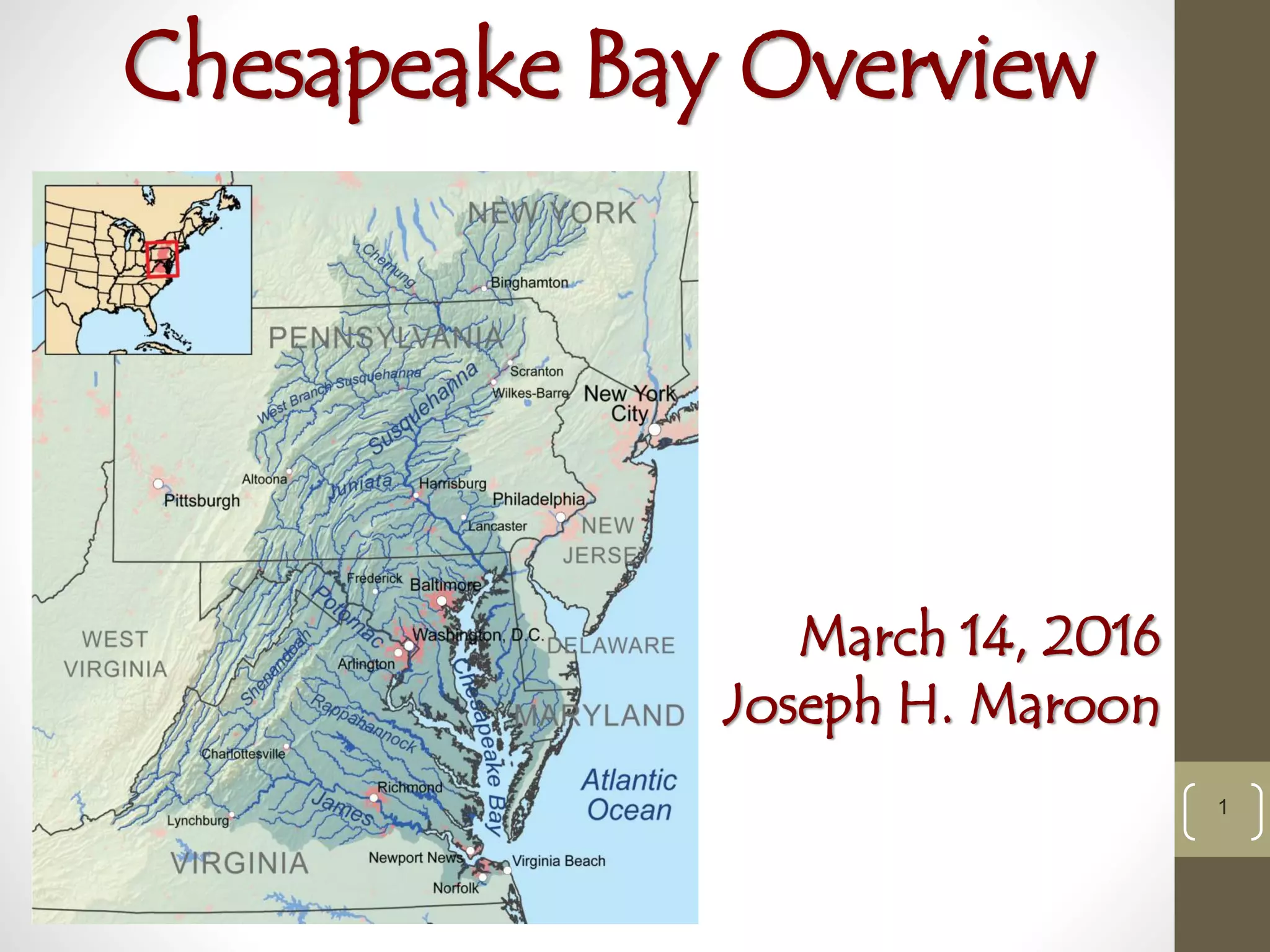 An Overview of the Chesapeake Bay | PDF