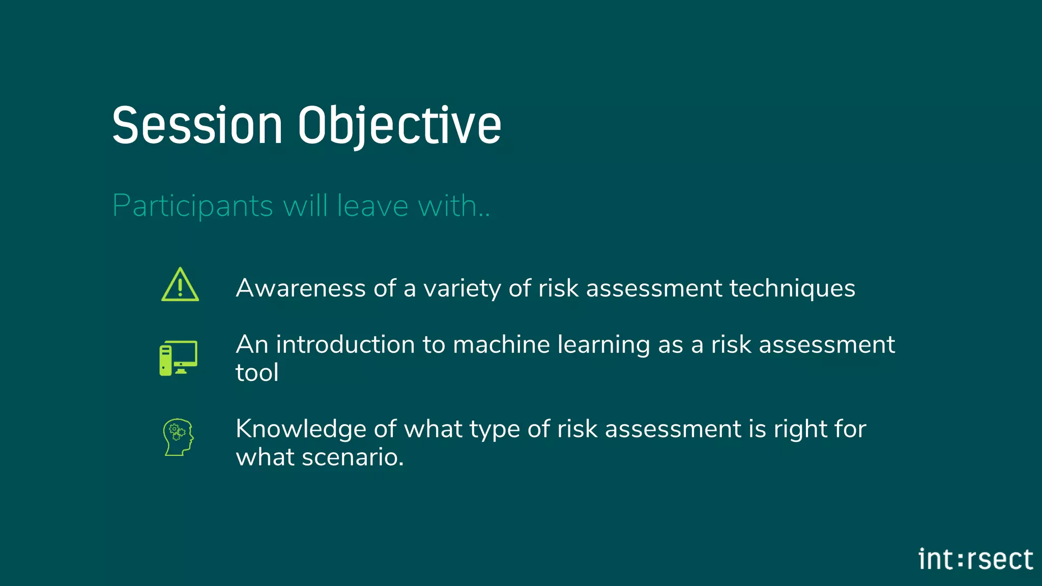 Data Driven Risk Management | PPT