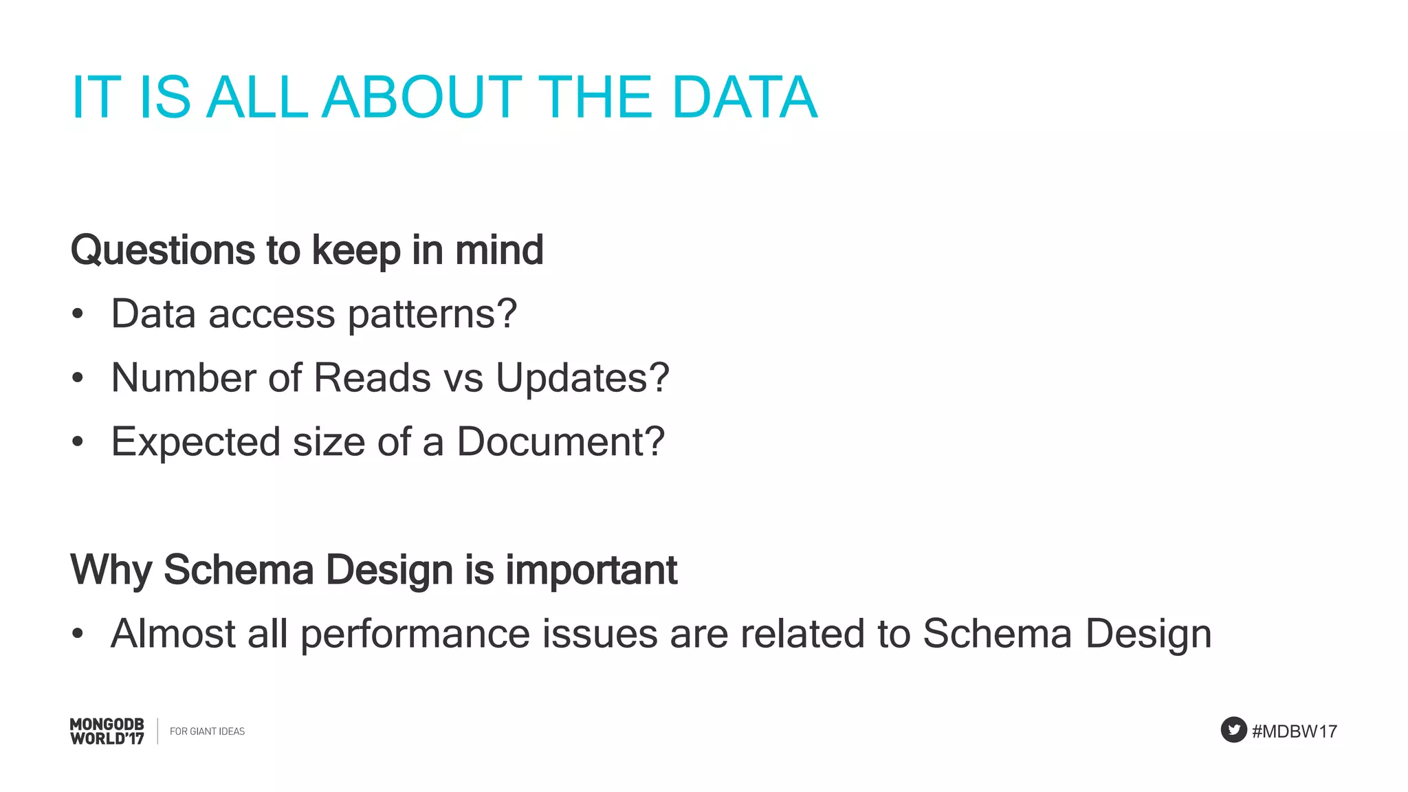 MongoDB Schema Design | PPT | Free Download