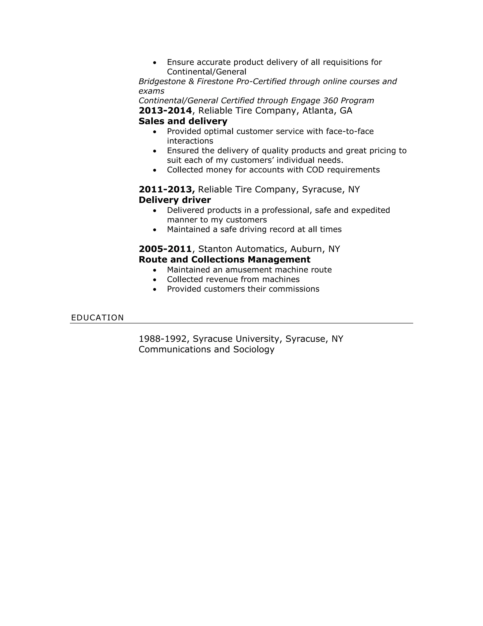 Joe ga resume12017 | PDF