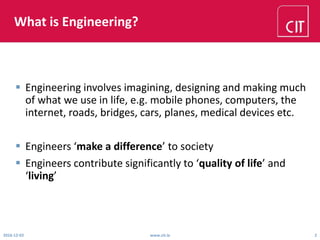 Engineering Programmes in CIT | PPT