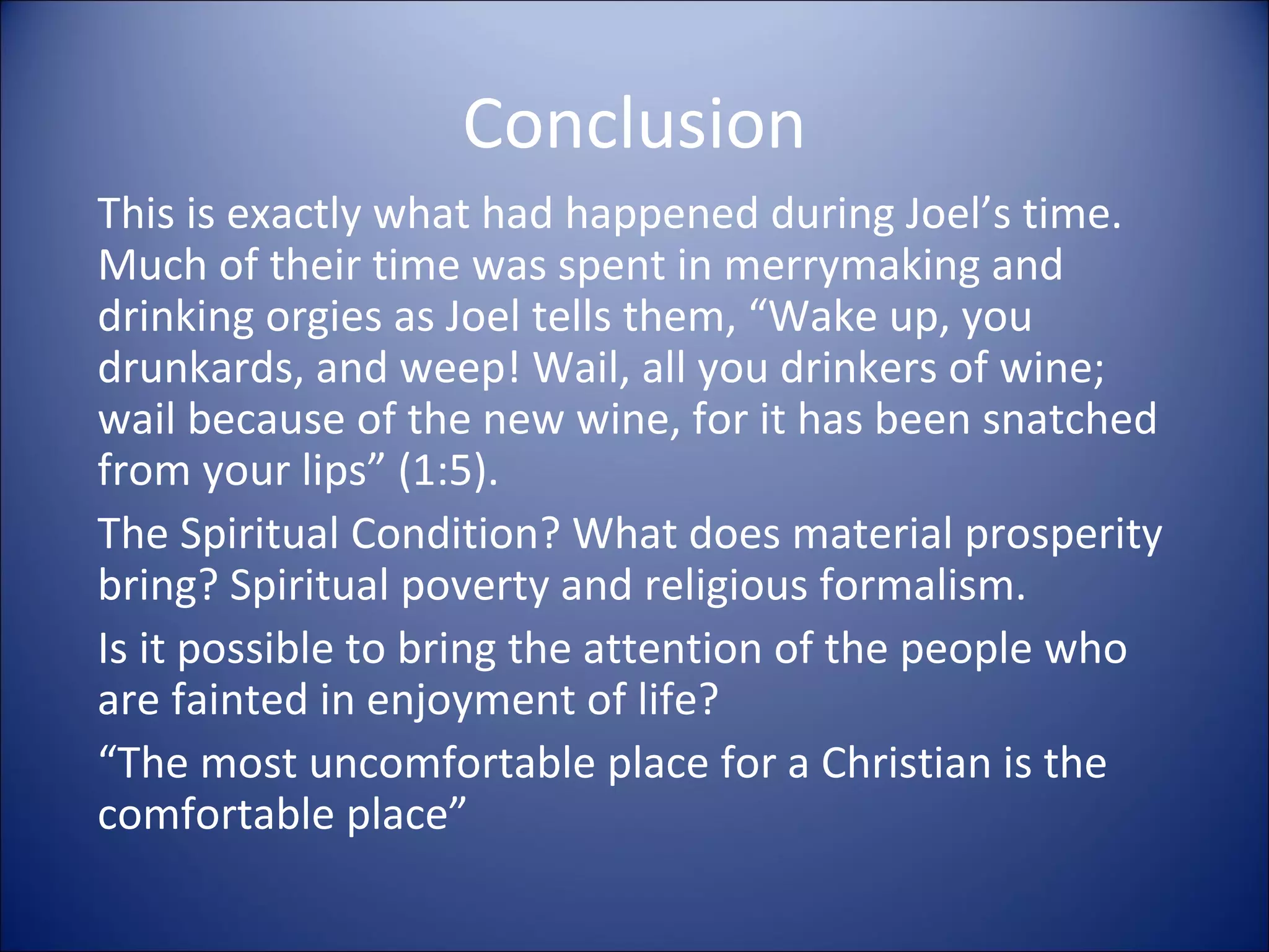 BOOK OF JOEL | PPT