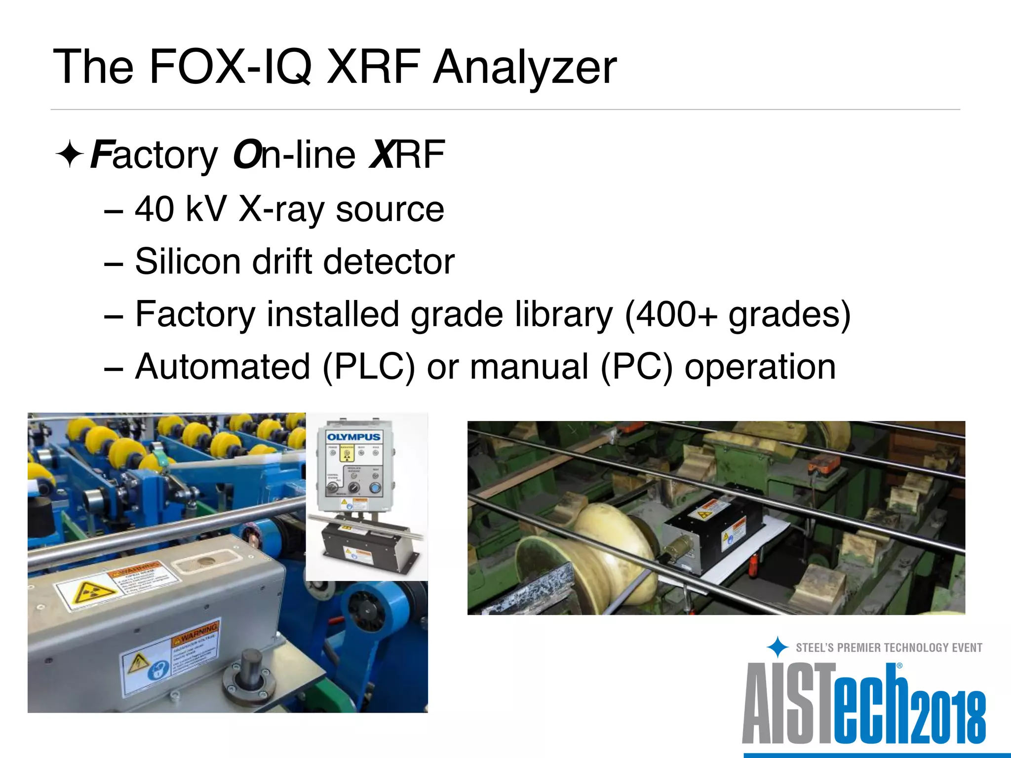 Grade Verification and Compositional Analysis Using On-Line XRF as Part ...