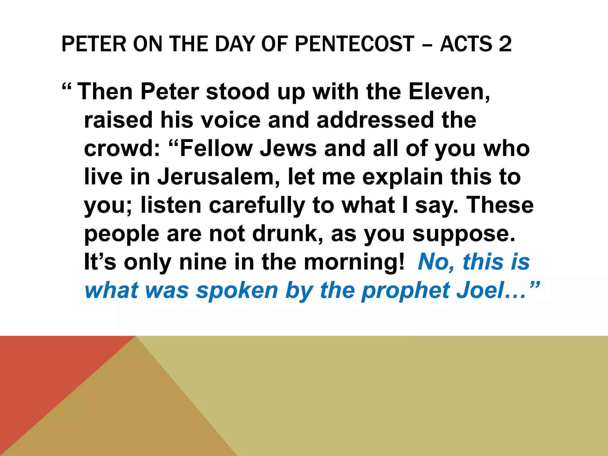 The Prophetic Pattern | PPTX