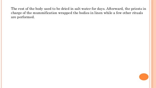 The Classical Mummification Process Overview | PPT