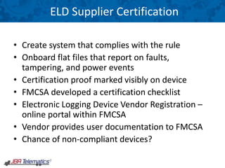 ELDs: An Overview | PPTX