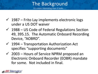 ELDs: An Overview | PPTX