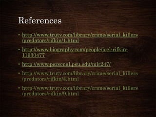 Joel david rifkin[1] | PPTX