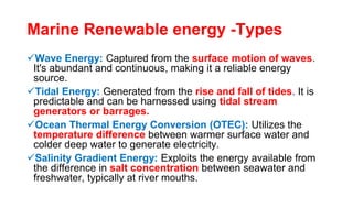 Potential of Marine renewable and Non renewable energy.pptx