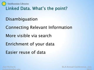 Building a Linked Open Data Set | PPT