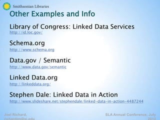 Building a Linked Open Data Set | PPT