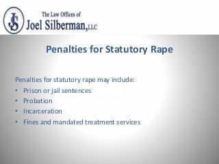What is Statutory Rape?