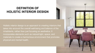 Holistic Interior Design and Its Benefits | PDF