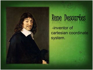 cartesian plane by : joe olivare | PPTX | Geography | Science