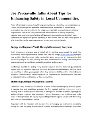 Joe Perciavalle talks about tips for enhancing safety in local communities (1).pdf