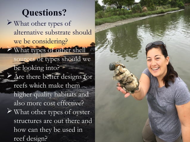 Joe Reiger's Oyster Restoration Workshop Presentation | PPT