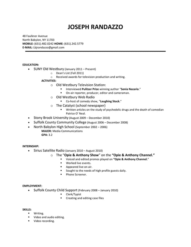 Joe resume | PDF