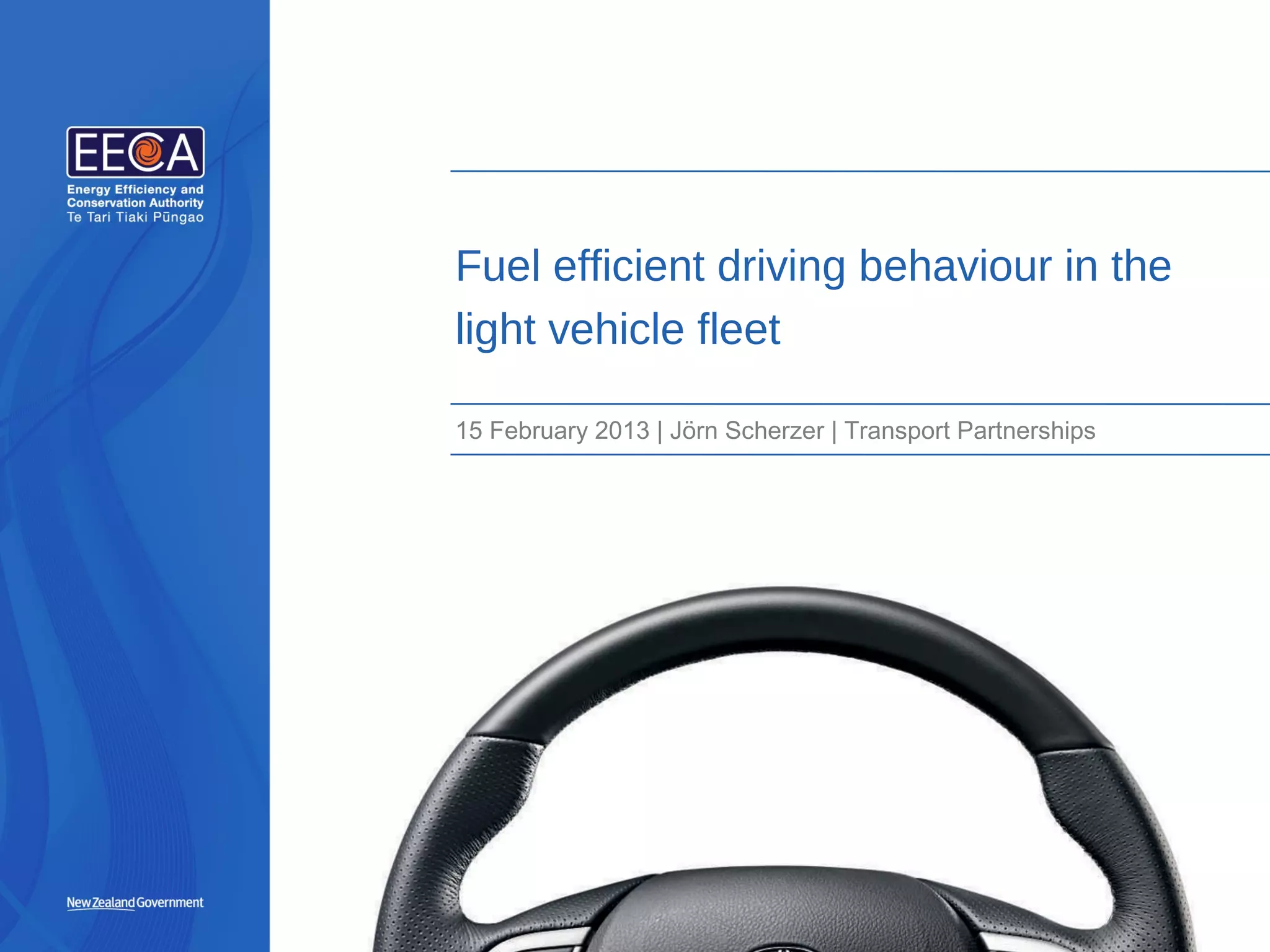 Fuel efficient driving behaviour | PPT