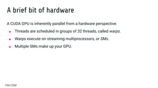 Aiding the CUDA Compiler for Fun and Profit by Joe Rowell | PDF