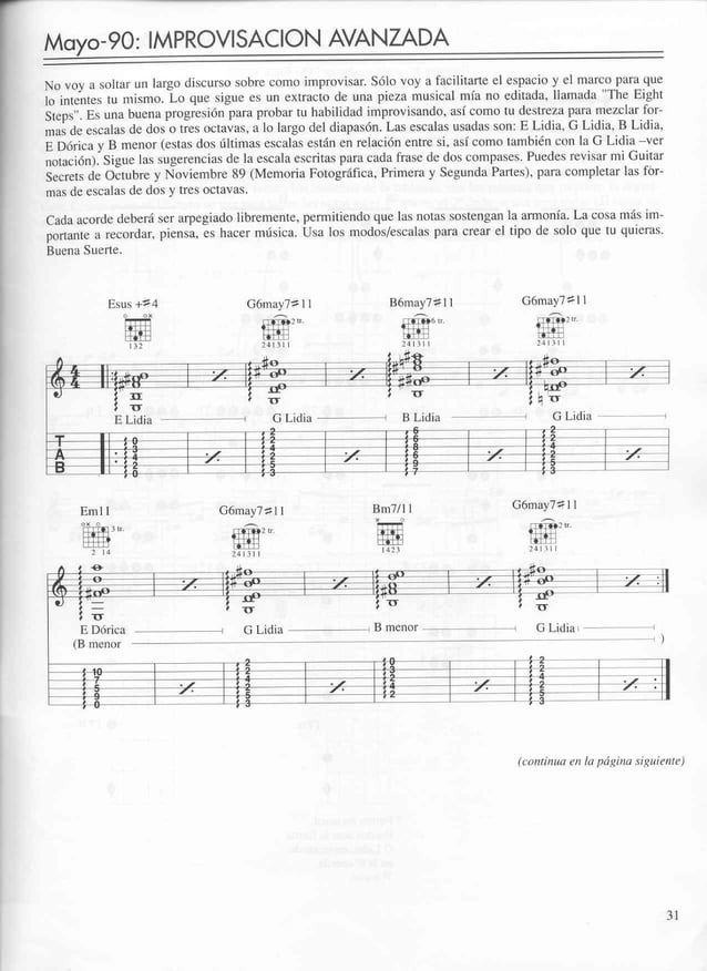 Joe satriani guitar secrets(español) - by marco eats brains | PDF